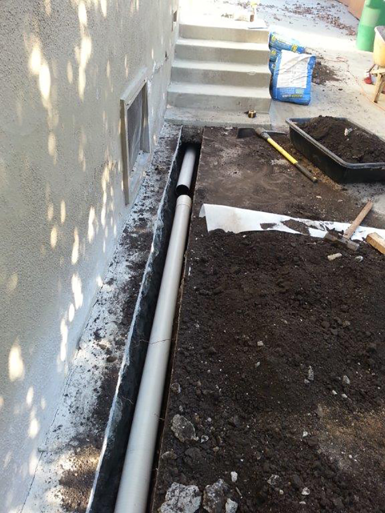 Drainage Project Gallery | Foundation Repair Los Angeles