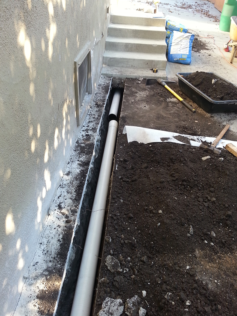 Drainage Project Gallery | Foundation Repair Los Angeles