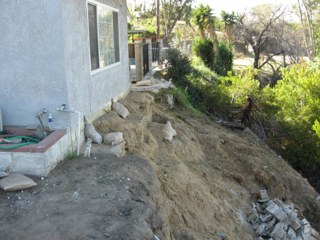 Hillside Repairs Before & After Photos in Los Angeles