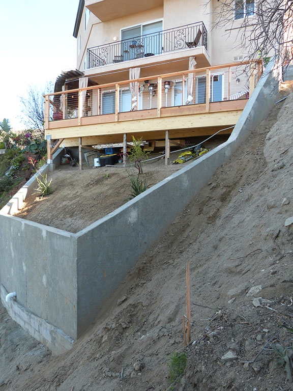 Hillside Repairs Before & After Photos in Los Angeles