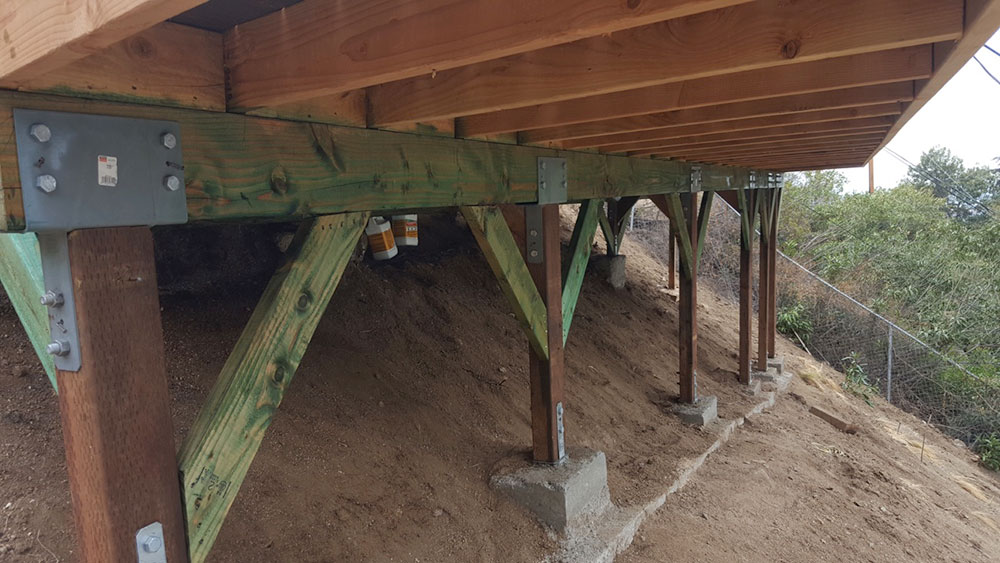 Hillside Repairs Before & After Photos in Los Angeles