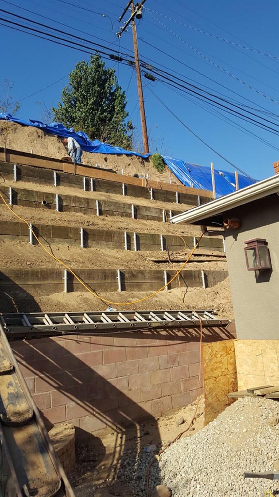 Hillside Repairs Project Gallery | Foundation Repair Los Angeles