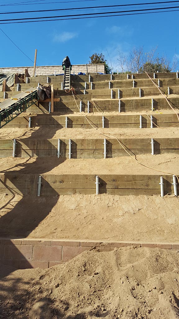 Hillside Repairs Project Gallery | Foundation Repair Los Angeles