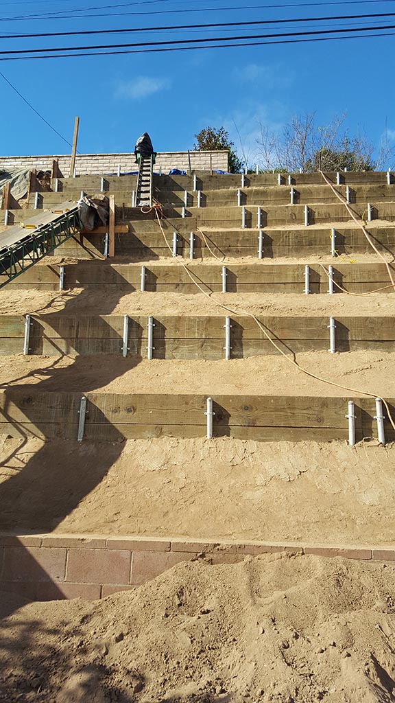Hillside Repairs Project Gallery | Foundation Repair Los Angeles