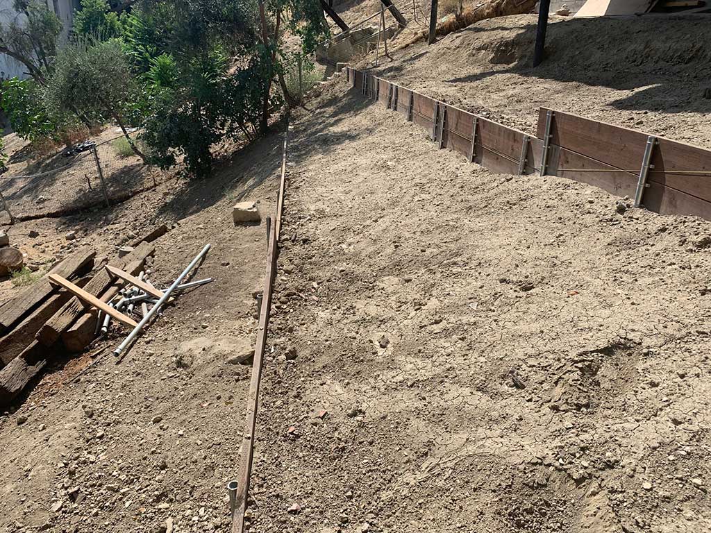 Hillside Repairs Before & After Photos in Los Angeles